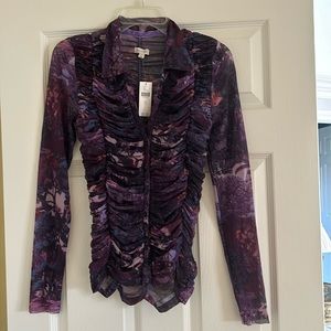 Pilcro | Tops | Anthropology Pilcro Blouse Nwt Small | Poshmark